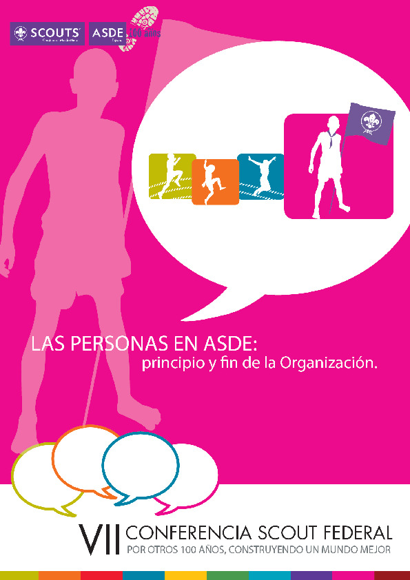 Las personas en ASDE.Principio y fin de la organización - Biblioteca Scout